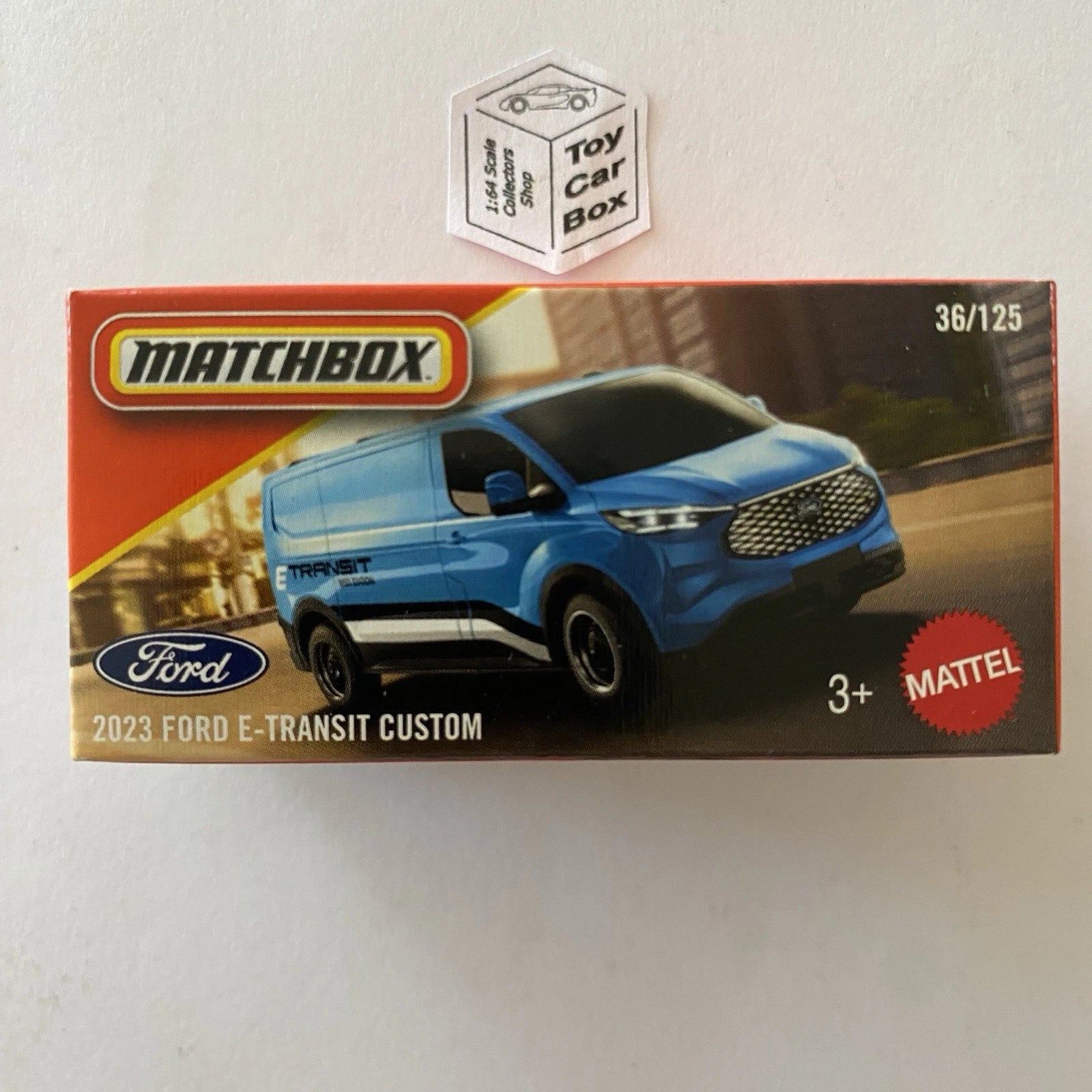 2026 MATCHBOX #36 - 2023 Ford E-Transit Custom (Blue - Power Grab) B80 ...