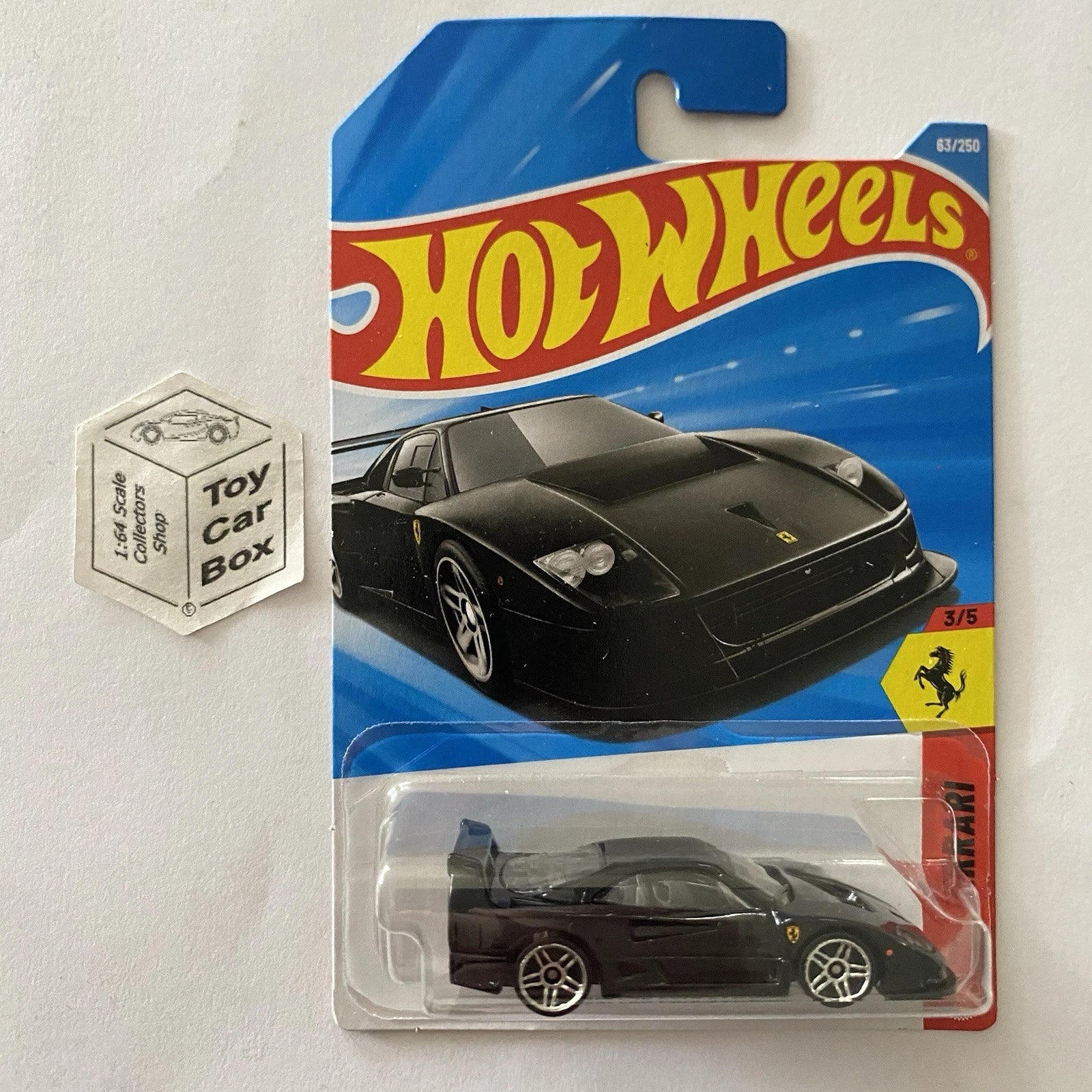 2026 HOT WHEELS #63 - Ferrari F40 Competizione (Black #3 Ferrari -Long ...