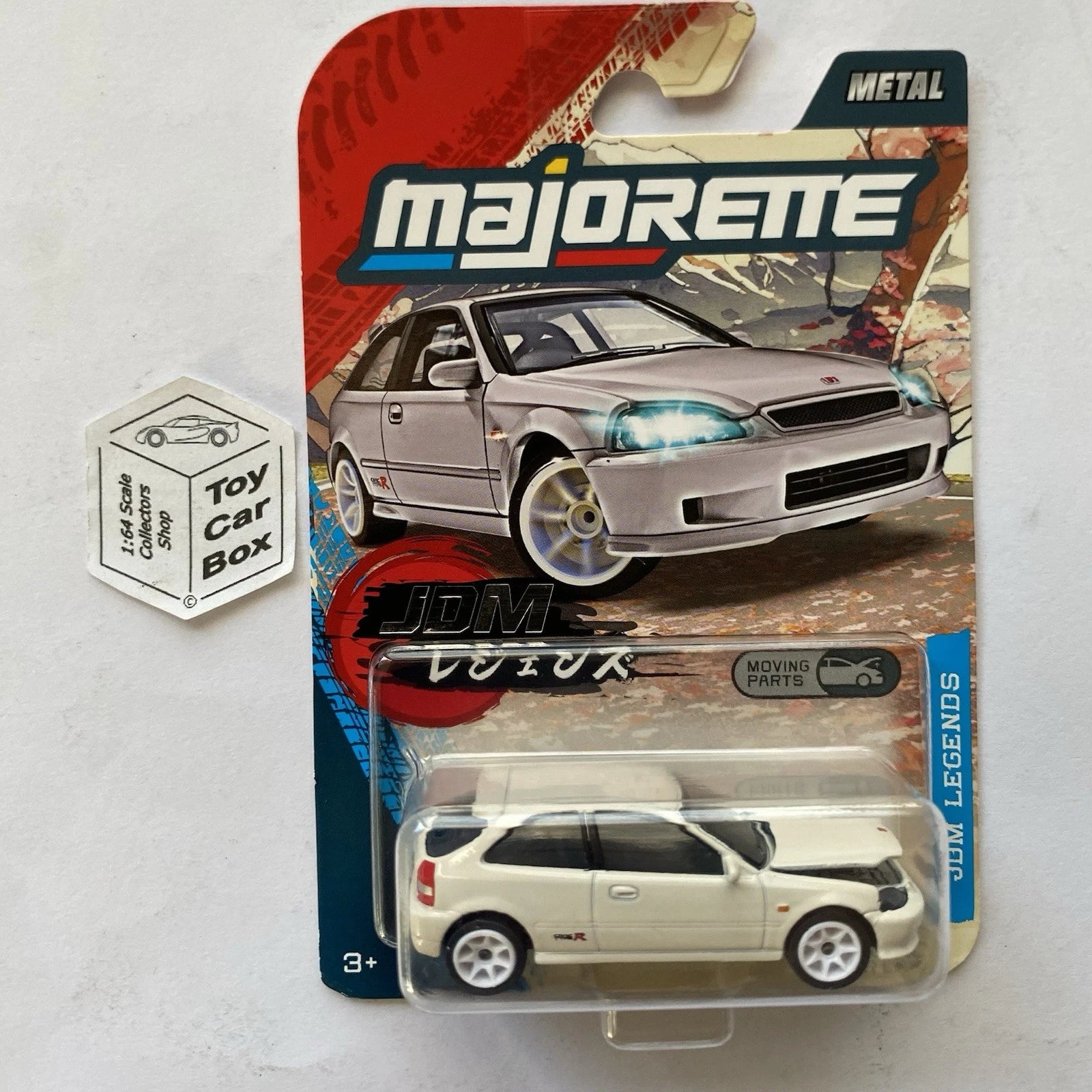 MAJORETTE Honda Civic EK9 Type-R (White Chase - JDM Legends) E38 – Toy ...