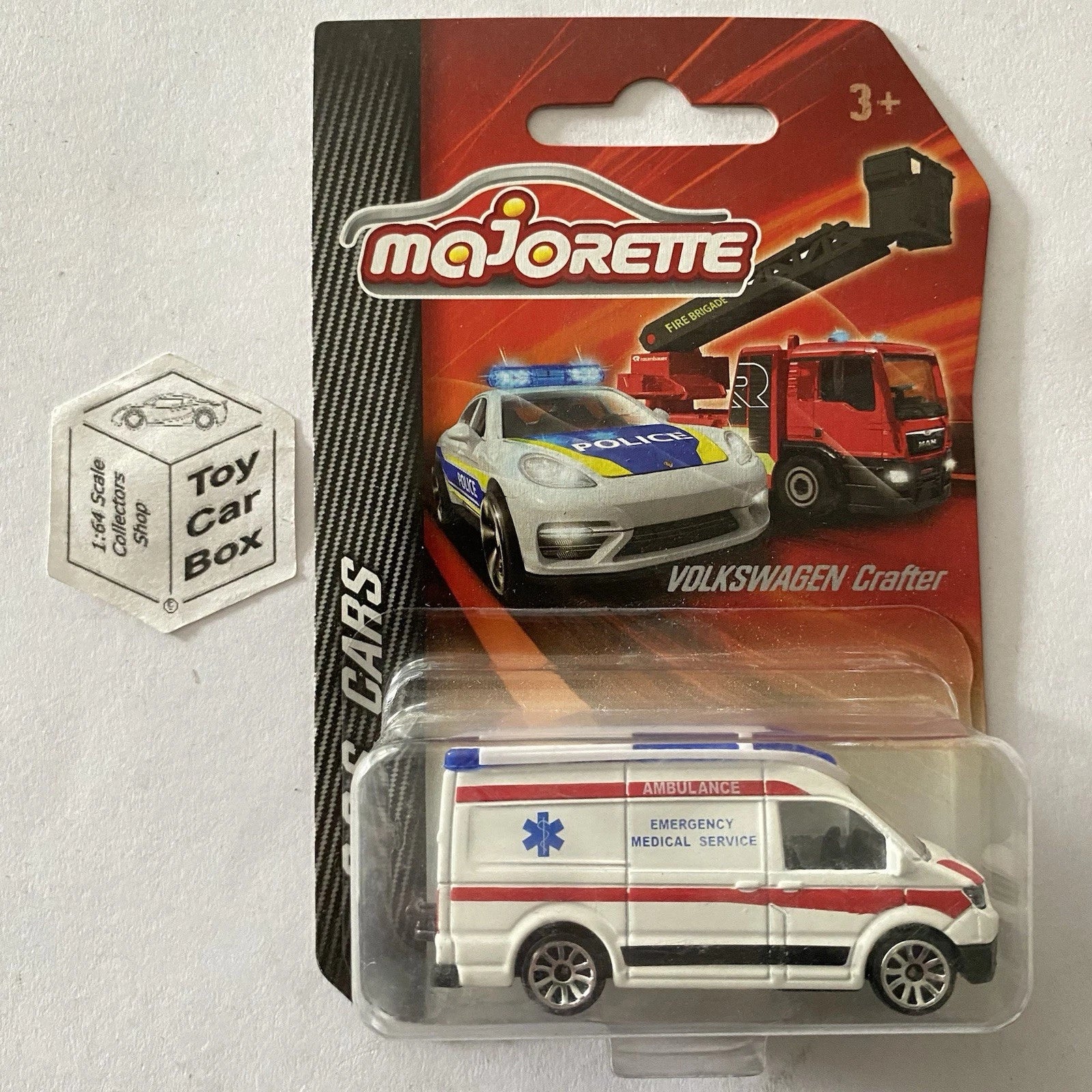 MAJORETTE VW Crafter (Ambulance Medical Service - 1:64* SOS Internatio ...